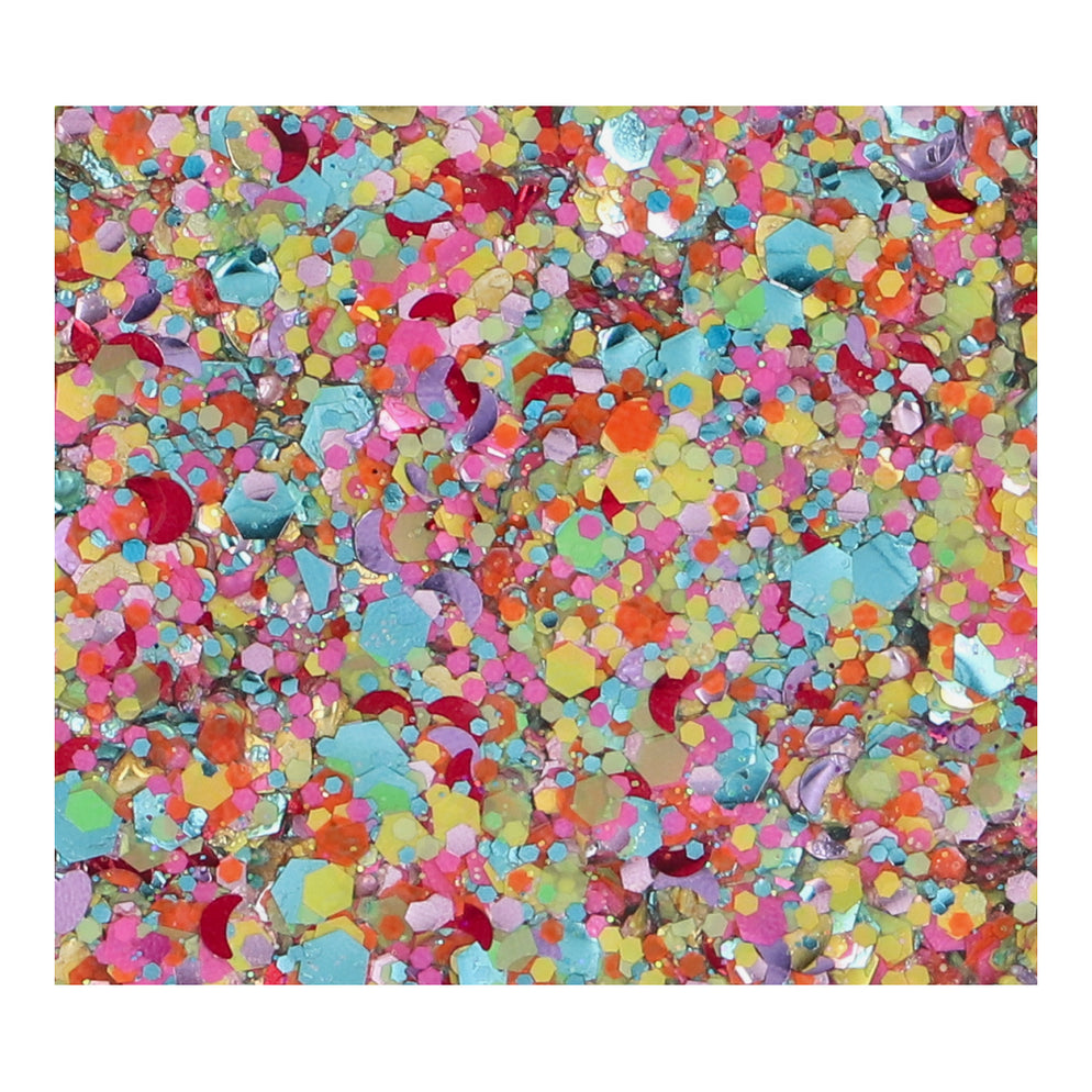 Superstar Chunky Glitter Cream Colour Splash – Multicolor Glitter for ...