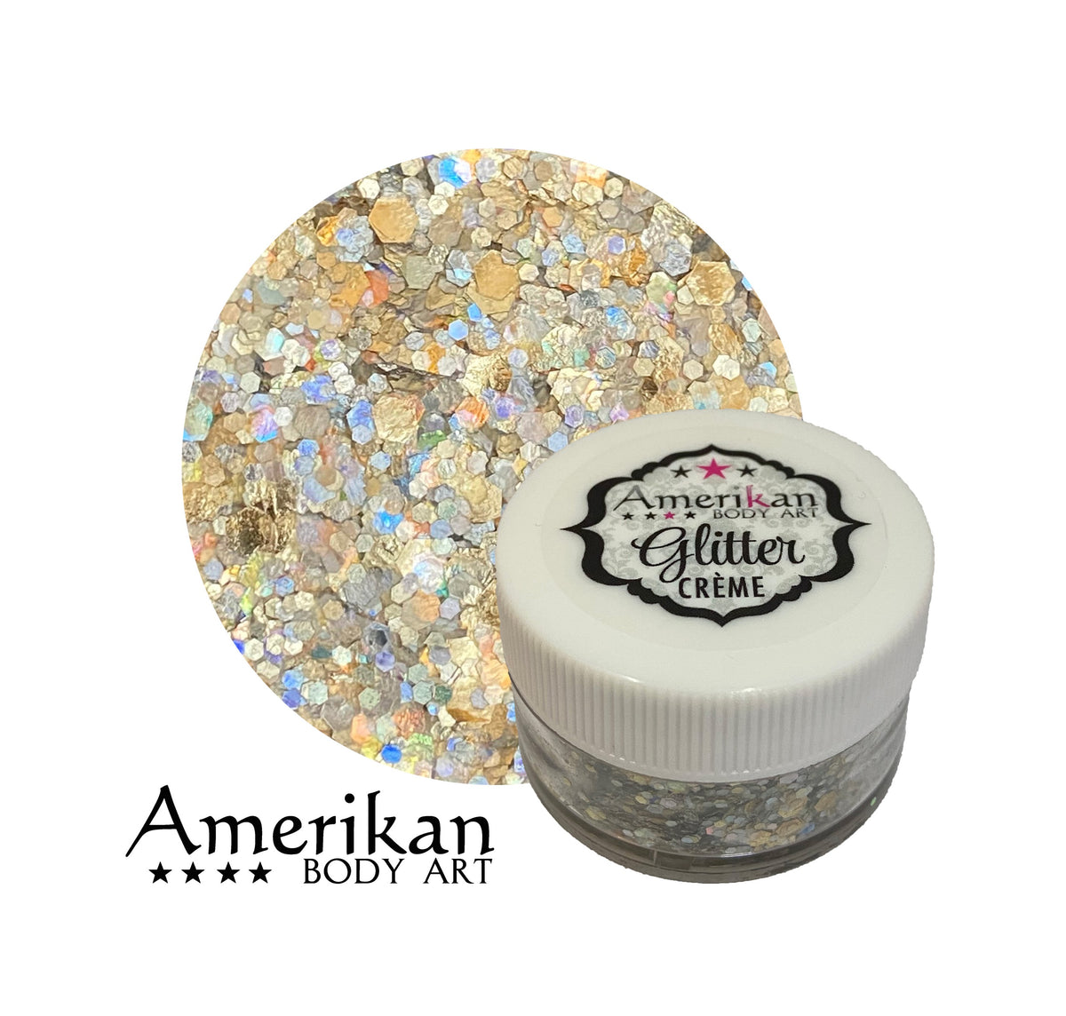 Asteroid Chunky Glitter Cream - 15gr Jar by Amerikan Body Art — www ...