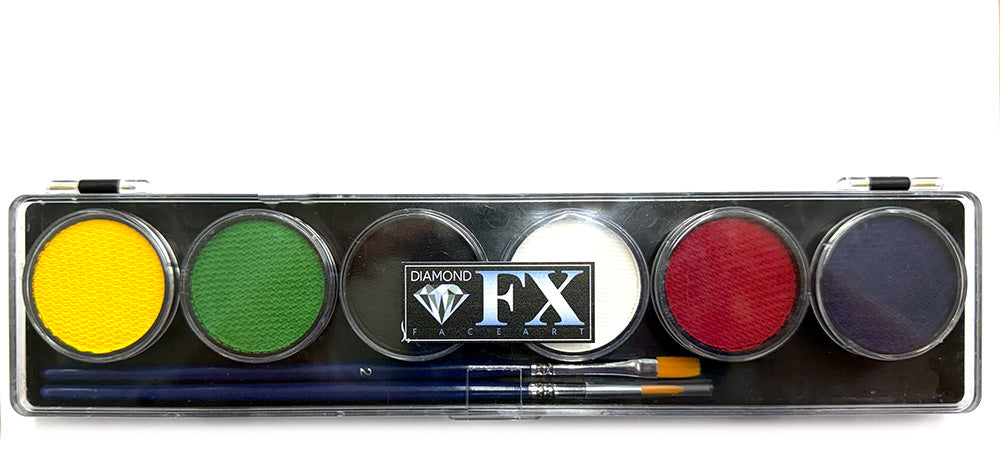 Diamond FX Face Paint Palette 6 Essential Colors - 10gr — www ...
