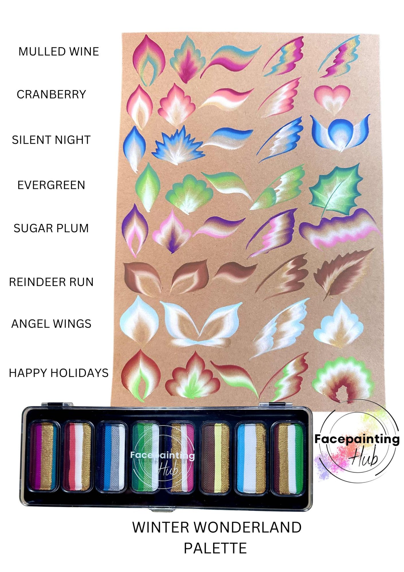 Face Painting Hub - Winter Wonderland Palette — www.artfactoryus.com