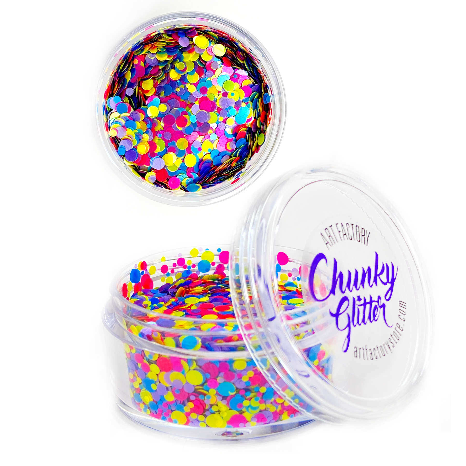 Chunky Glitter - Confetti Glow — www.artfactoryus.com