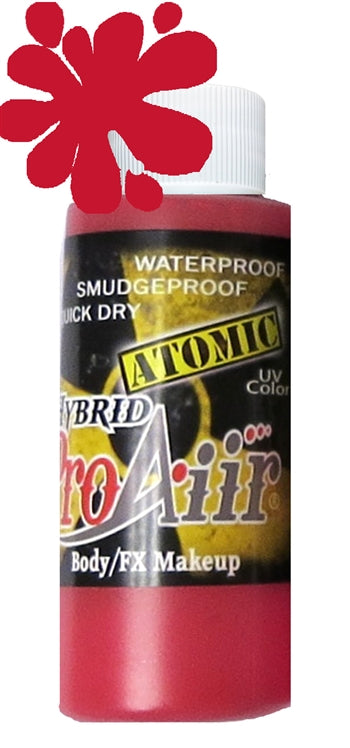 UV Radiation Red Hybrid Airbrush Makeup 2oz — www.artfactoryus.com