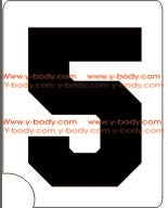 Art Factory Glitter Tattoo Stencil - 53515 Sport Number 5 - Set of 5 ...