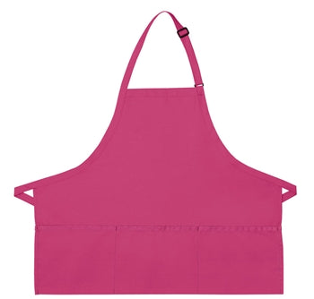 3-Pocket Apron - Hot Pink — www.artfactoryus.com