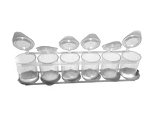 6-cell Empty Glitter Pop-Up Cups — www.artfactoryus.com