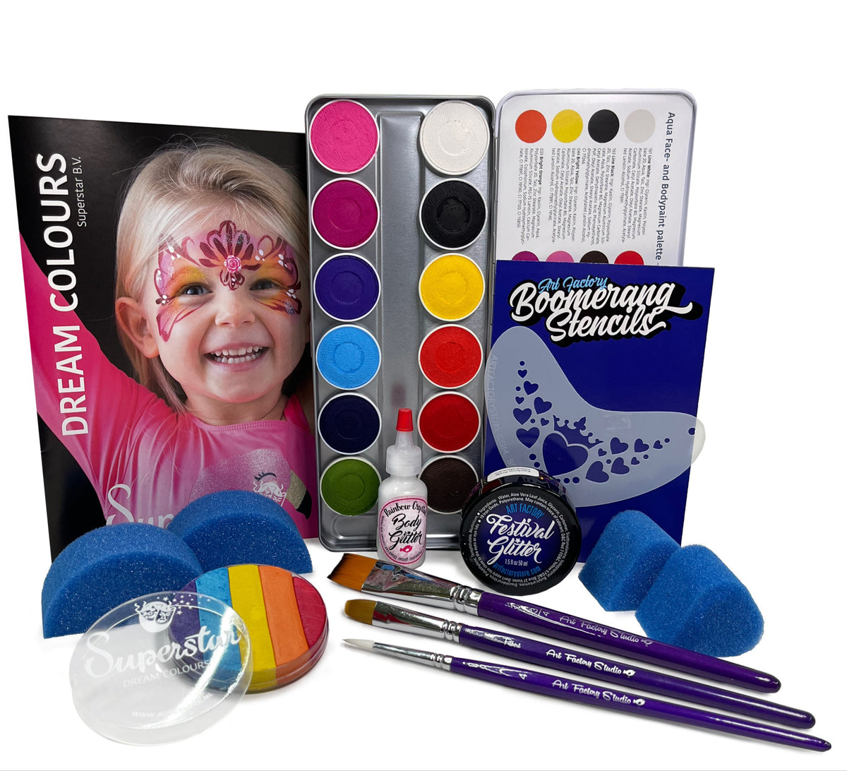 Face Painting Carnival Kit — www.artfactoryus.com