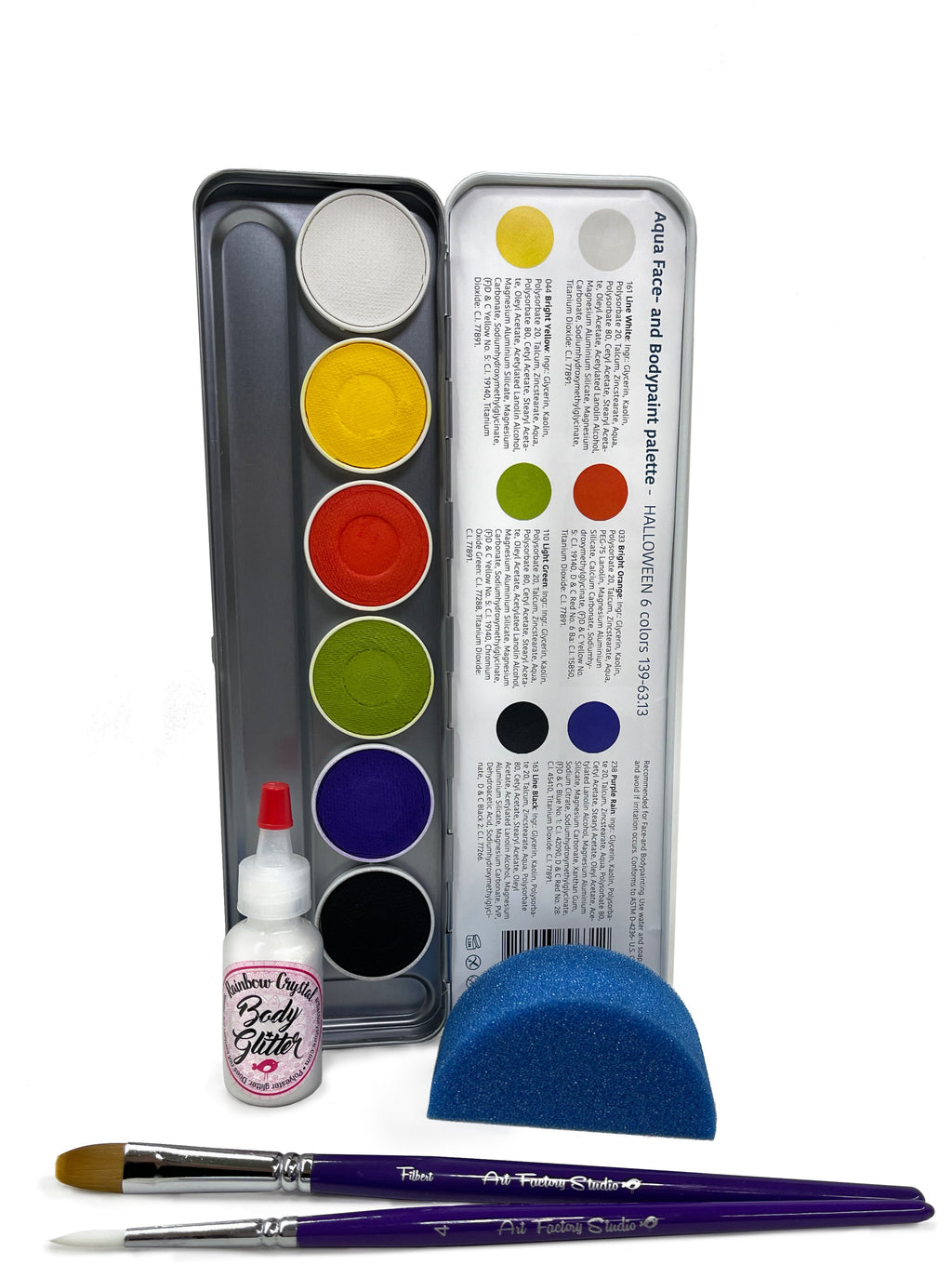 Face Paint Palettes & Kits — www.artfactoryus.com