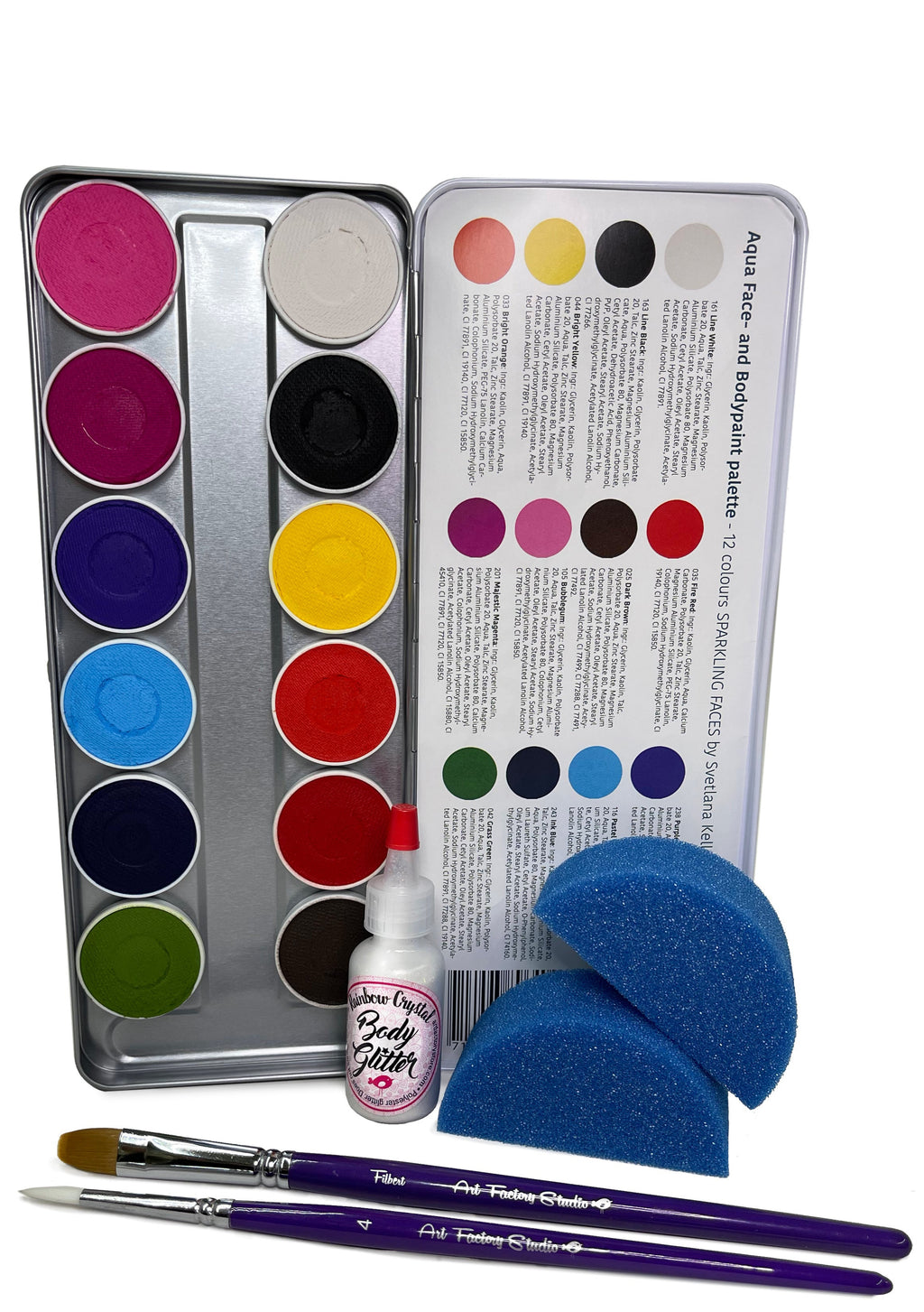 Face Painting Kits — www.artfactoryus.com