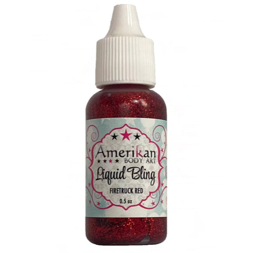 Amerikan Body Art Liquid Bling - Firetruck Red – www.artfactoryus.com