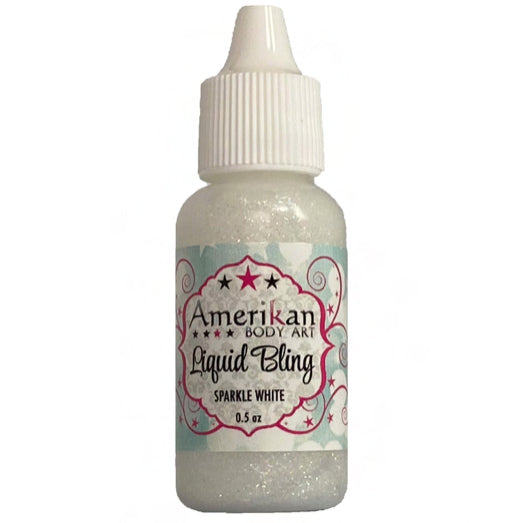 Amerikan Body Art Liquid Bling - Sparkle White — www.artfactoryus.com