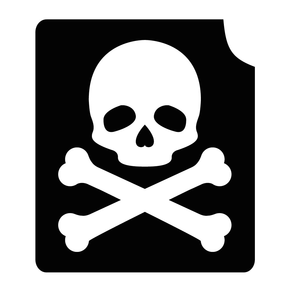 Art Factory Glitter Tattoo Stencil - 511 Danger - Set of 5 — www ...