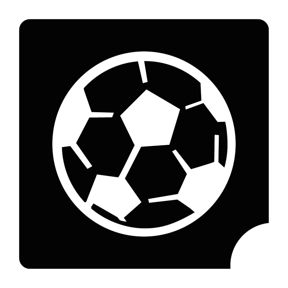 Art Factory Glitter Tattoo Stencil - 488 Soccer Ball - Set of 5 — www ...